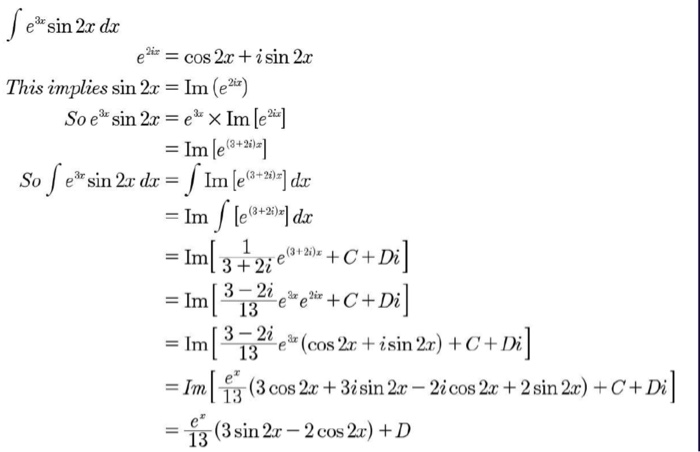 Solved Must use Complex Exponential method to solve, regular | Chegg.com