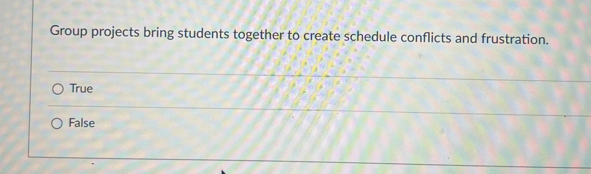 Solved Group projects bring students together to create | Chegg.com