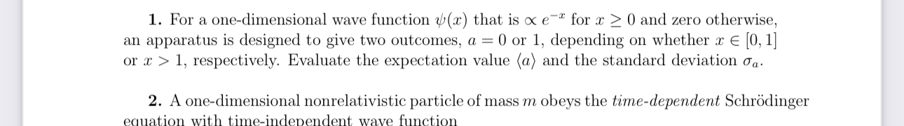 Solved For A One Dimensional Wave Function ψx ﻿that Is 9928