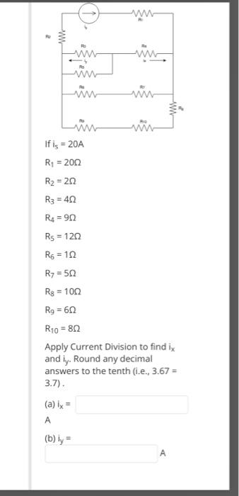 Solved a ww ww in tin ww ww If is = 20A R1 = 2002 R2 = 20 R3 | Chegg.com