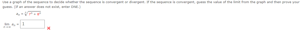 Solved Use a graph of the sequence to decide whether the | Chegg.com