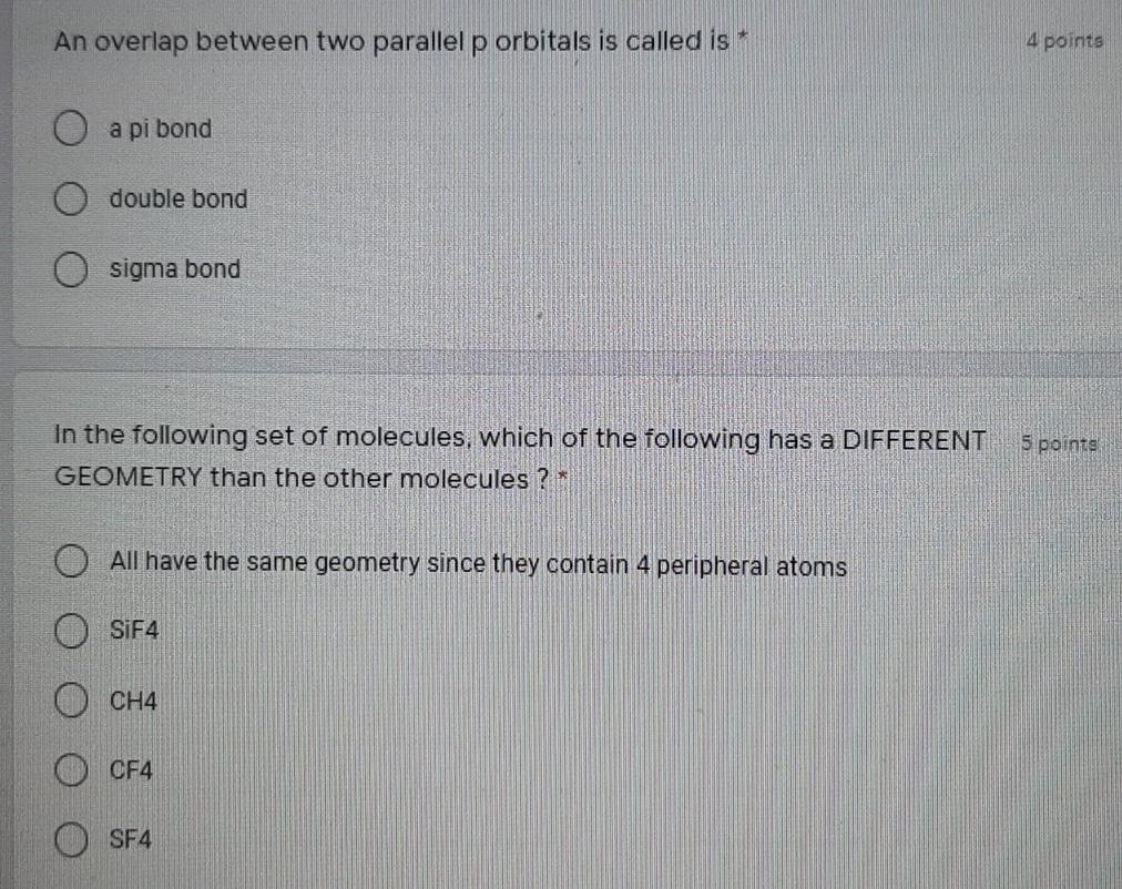 Solved An overlap between two parallel p orbitals is called | Chegg.com
