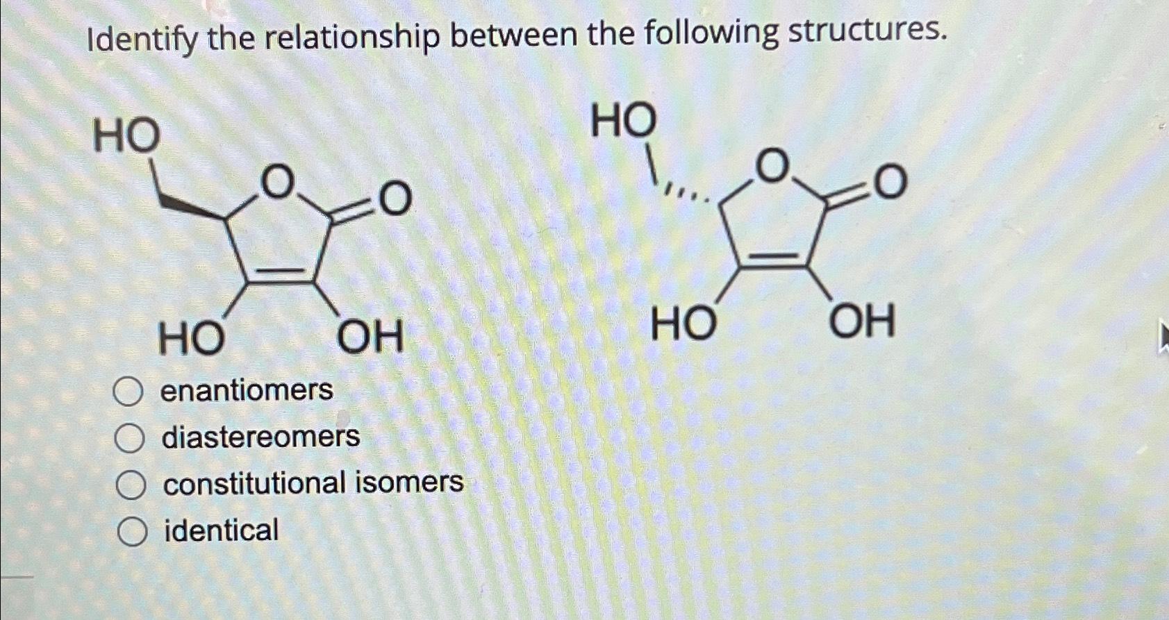 Solved Identify the relationship between the following | Chegg.com