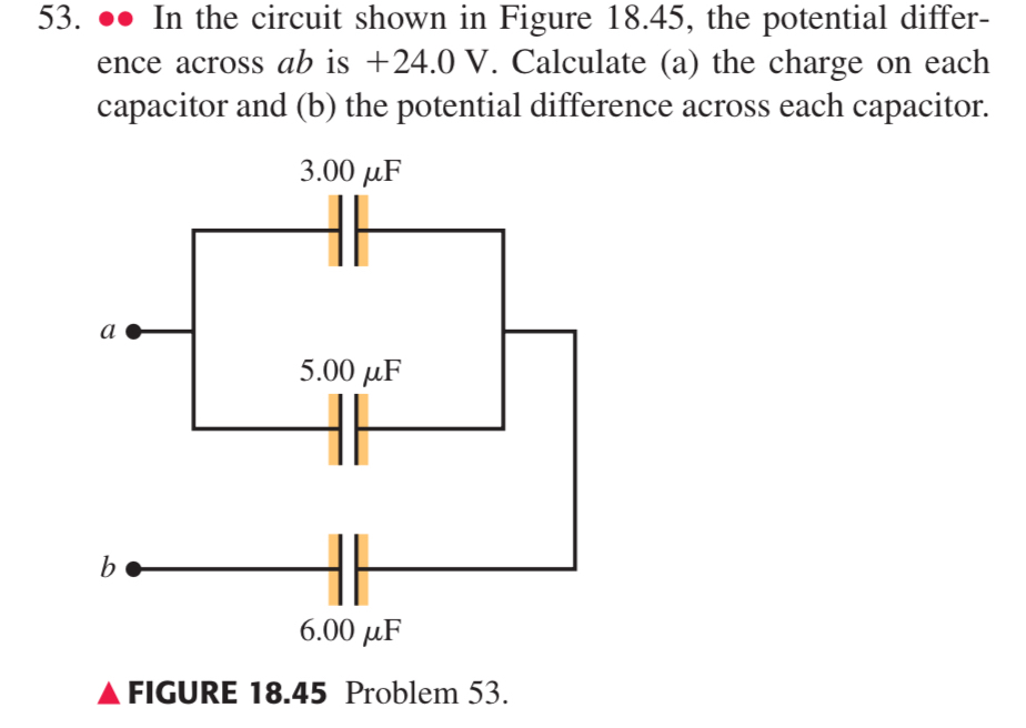 Solved * ﻿In the circuit shown in Figure 18.45, ﻿the | Chegg.com