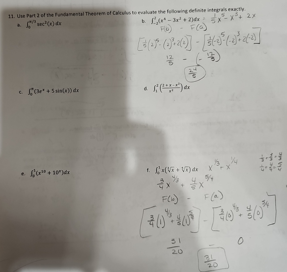 Solved Use Part 2 ﻿of the Fundamental Theorem of Calculus to | Chegg.com
