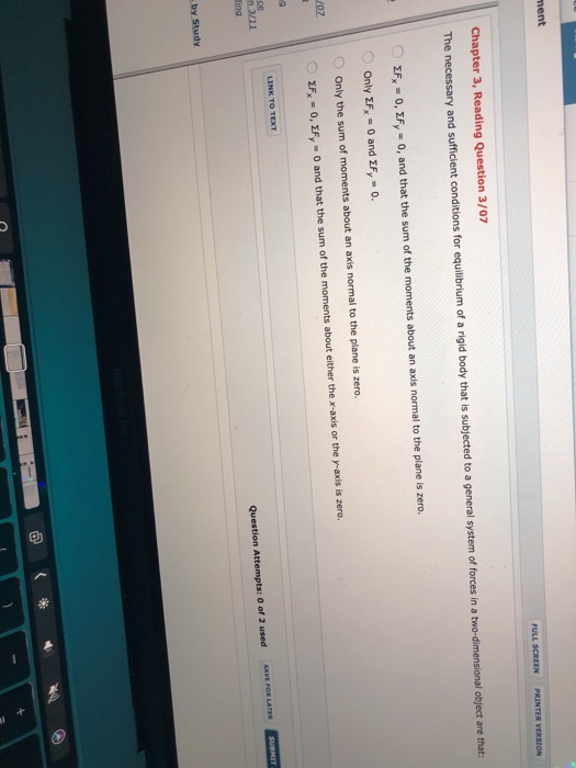 Solved ment FULL SCREEN PRINTER VERSION Chapter 3, Reading | Chegg.com