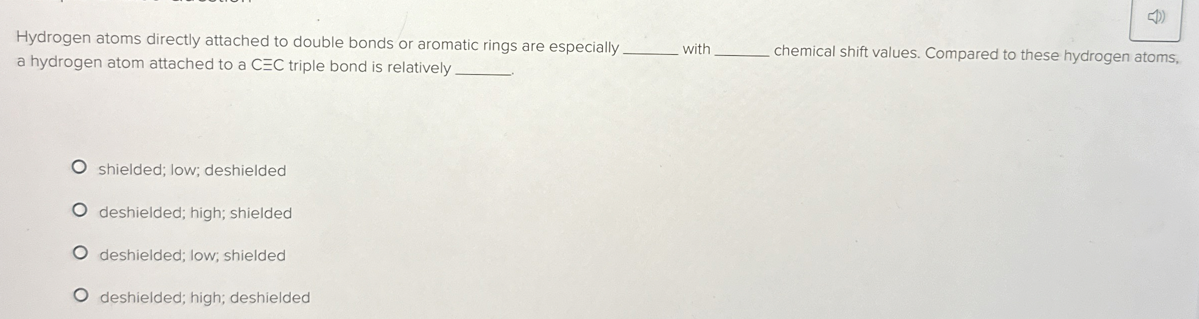 Solved Hydrogen atoms directly attached to double bonds or | Chegg.com