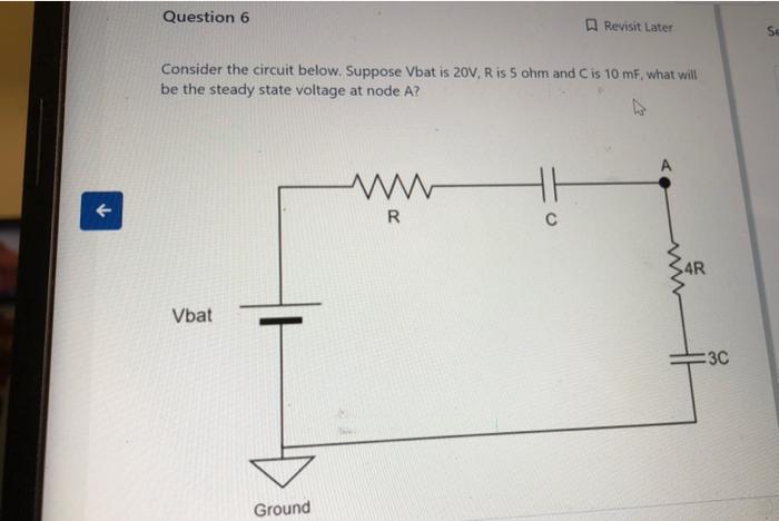 Solved Consider the hypothetical circuit below, formed by an | Chegg.com