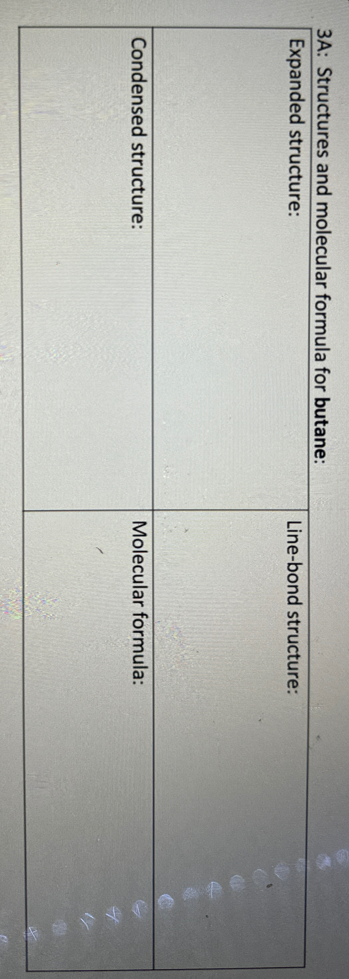 3A: Structures and molecular formula for | Chegg.com