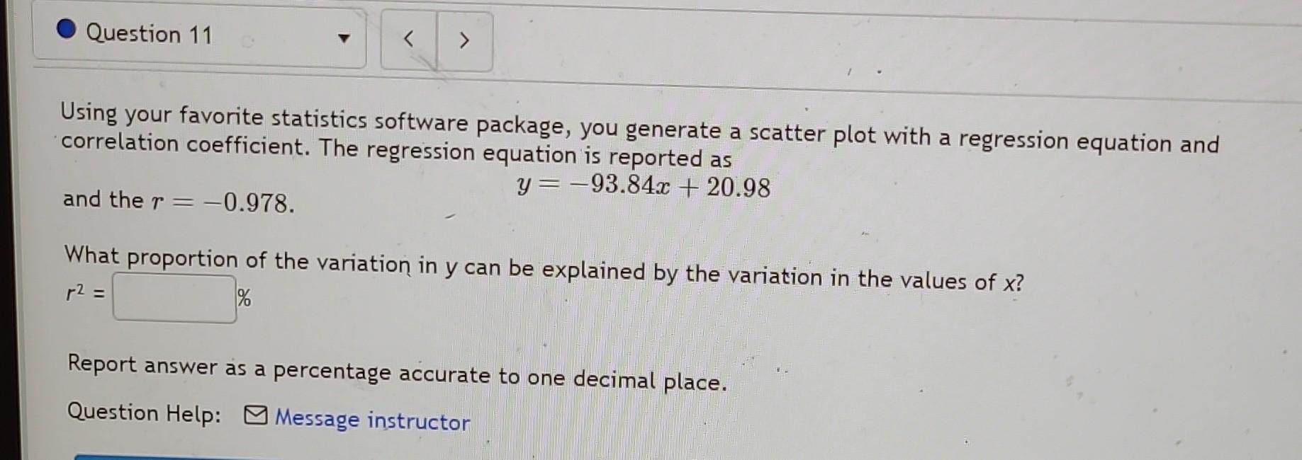 Solved Using your favorite statistics software package, you | Chegg.com