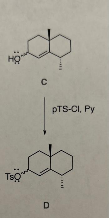 Solved C pTS-Cl, Py D | Chegg.com