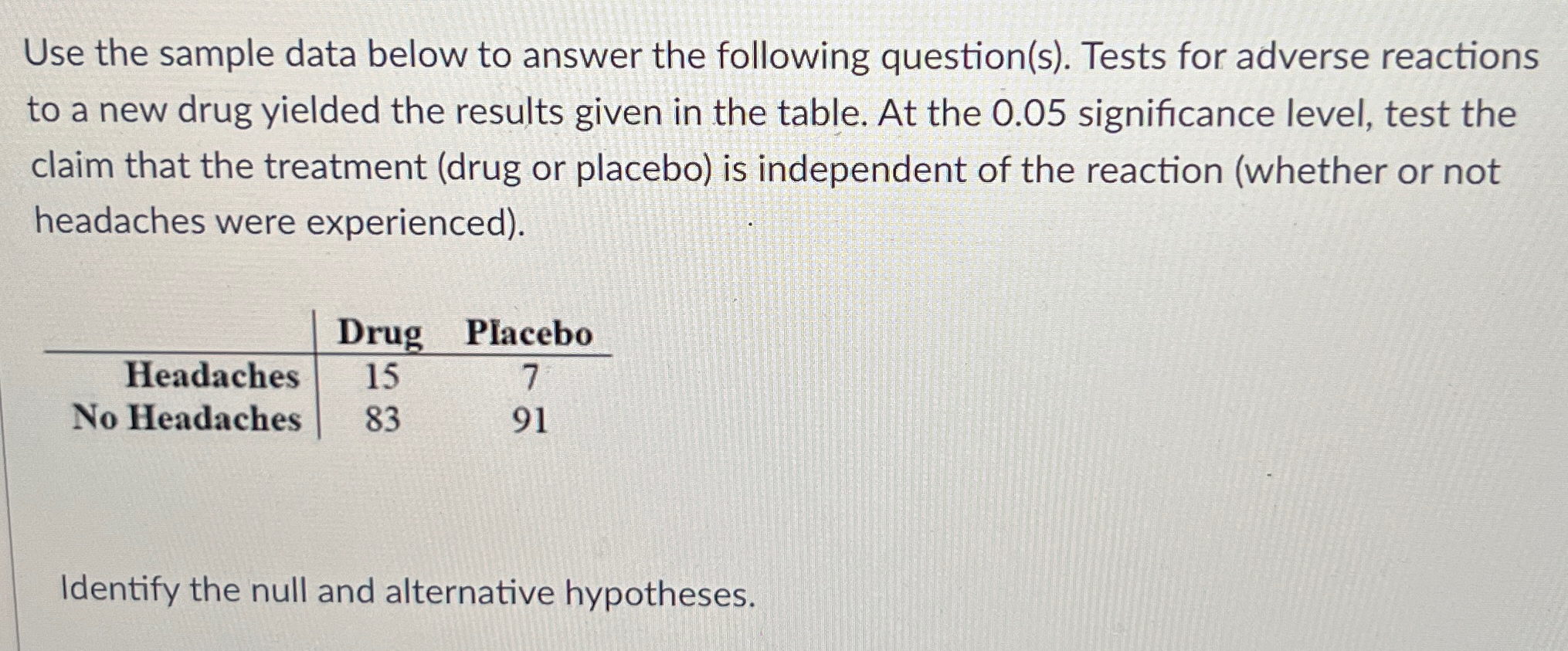 Solved Use the sample data below to answer the following | Chegg.com