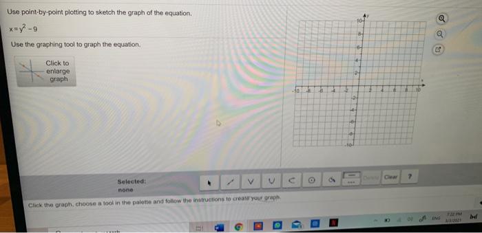 Solved 104 Use point-by-point plotting to sketch the graph | Chegg.com