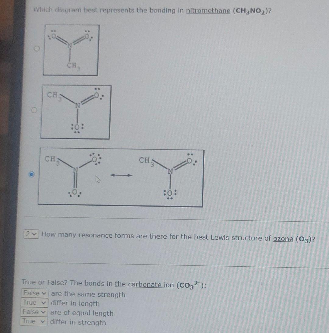 Solved Which diagram best represents the bonding in | Chegg.com