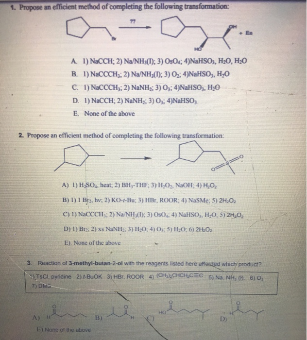 Solved 1. Propose an efficient method of completing the | Chegg.com
