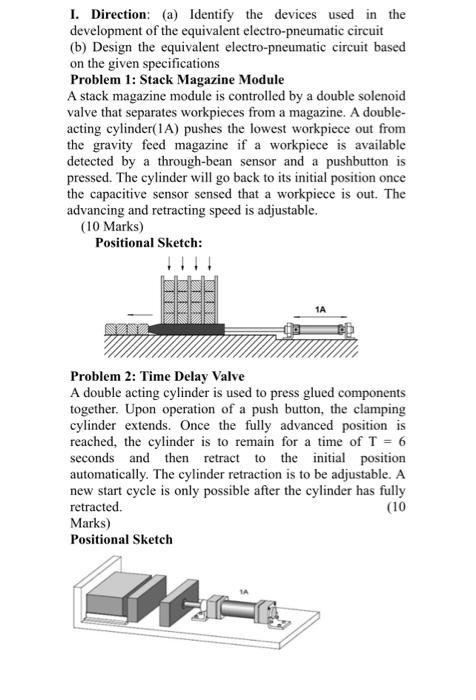 Solved I. Direction: (a) Identify the devices used in the | Chegg.com