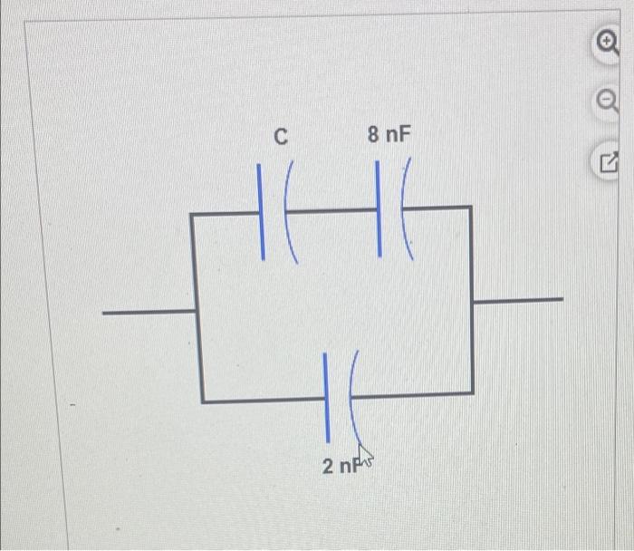 Solved (a) The equivalent capacitance of the circuit shown | Chegg.com