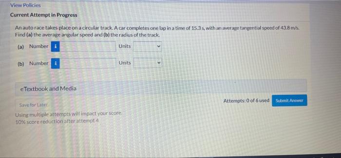 [Solved]: G View Policies Current Attempt in Progress A win
