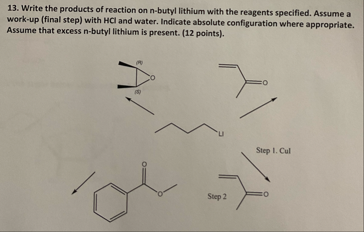 Solved Write and draw the products of reaction on n-butyl | Chegg.com