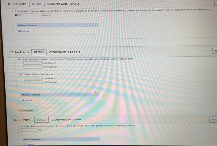 Solved 11. A good-quality measuring tape can be off by 0.40 | Chegg.com