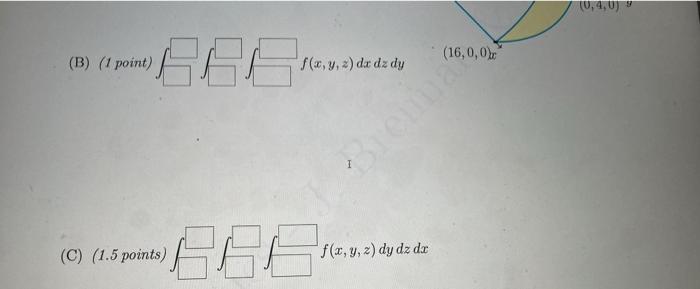Solved 6. Set up, do not solve, three equivalent iterated | Chegg.com