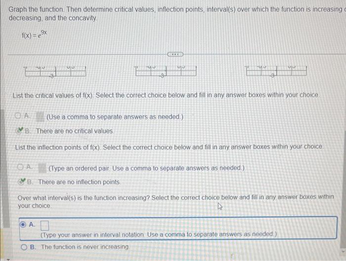 Solved Differentiate. y=ex+18 dxdy=Graph the function. Then | Chegg.com