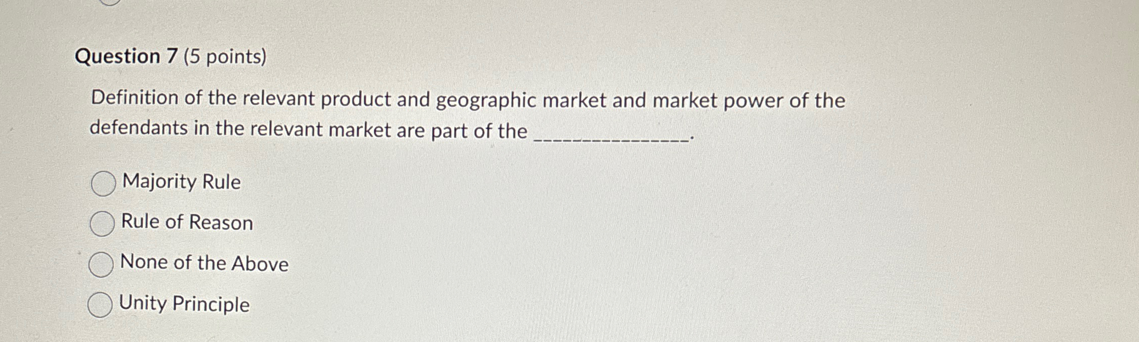 Solved Question 7 (5 ﻿points)Definition of the relevant | Chegg.com