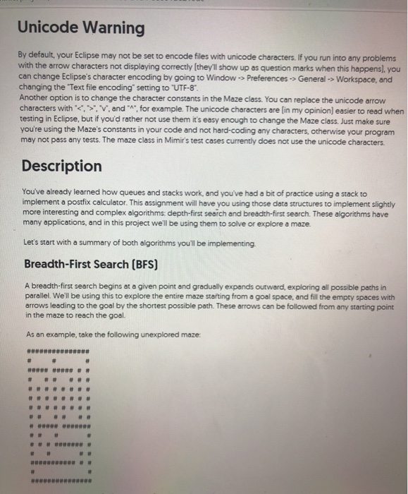 Unicode Warning By Default Your Eclipse May Not Be 