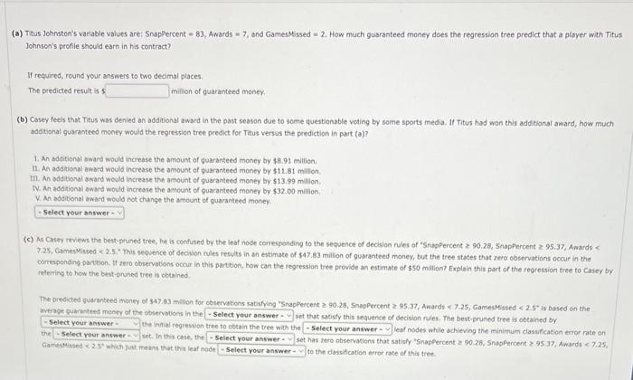 Solved Casey Deesel is a sports agent negotiating a contract | Chegg.com