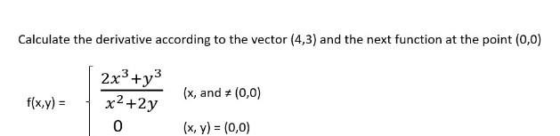 Solved Calculate the derivative according to the vector | Chegg.com
