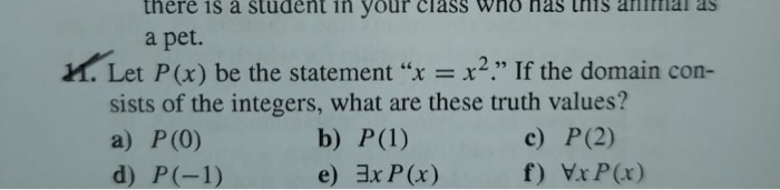 Solved 7. Suppose that the domain of the propositional | Chegg.com