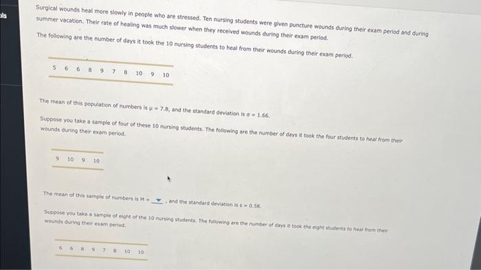 Solved Surgical wounds heal more slowly in people who are | Chegg.com