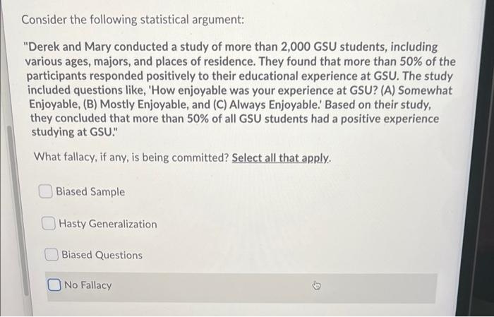 Solved Consider the following statistical argument: "Charlie | Chegg.com