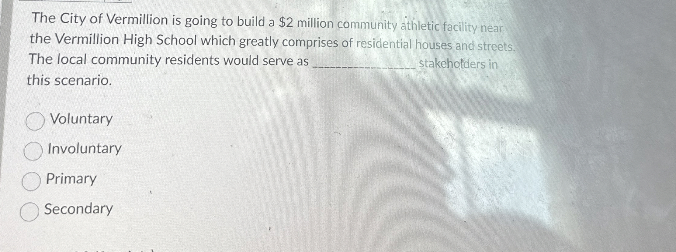 Solved The City of Vermillion is going to build a $2 | Chegg.com