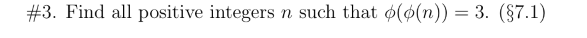 #3. ﻿Find all positive integers n ﻿such that | Chegg.com