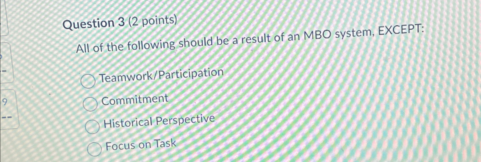 Solved Question 3 (2 ﻿points)All of the following should be | Chegg.com