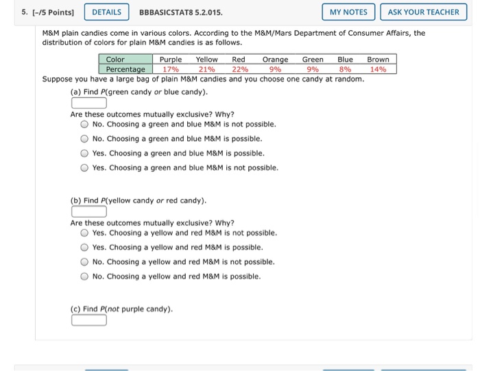 Solved YOUTUBE 5. Polets DETAILS BRASISTATES Y NOTES HA | Chegg.com