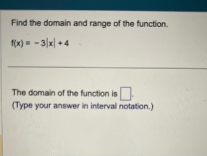 Solved Find the domain and range of the function. f(x)=19−x. | Chegg.com