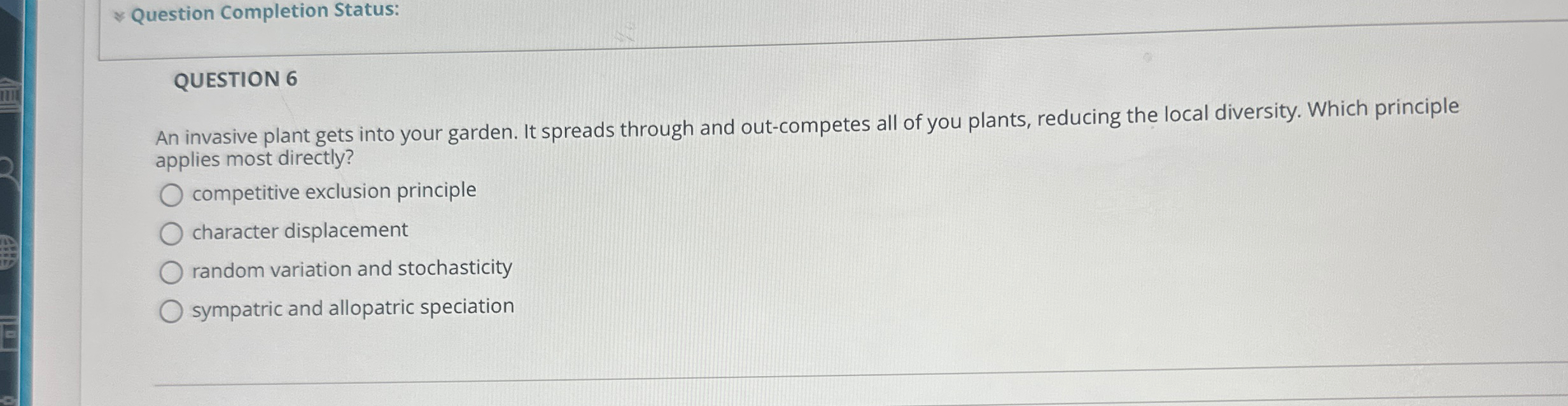 Solved Question Completion Status:QUESTION 6An invasive | Chegg.com Solved Question Completion Status:QUESTION 6An invasive | Chegg.com