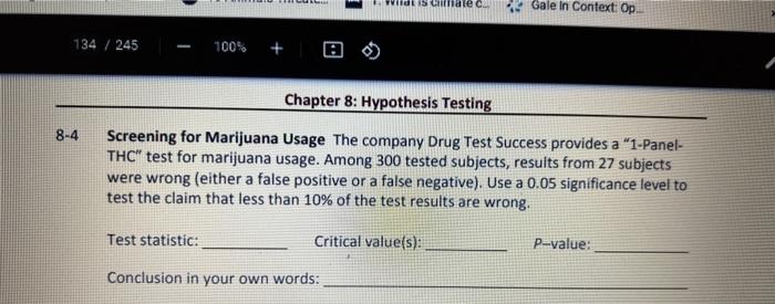 Solved i jsut want to know what numbers do i put in statdisk | Chegg.com