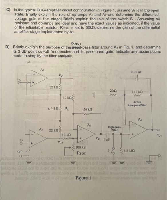 Solved B) Draw a system block diagram of the main parts that | Chegg.com