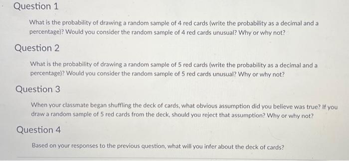 Solved What is the probability of drawing a random sample of | Chegg.com