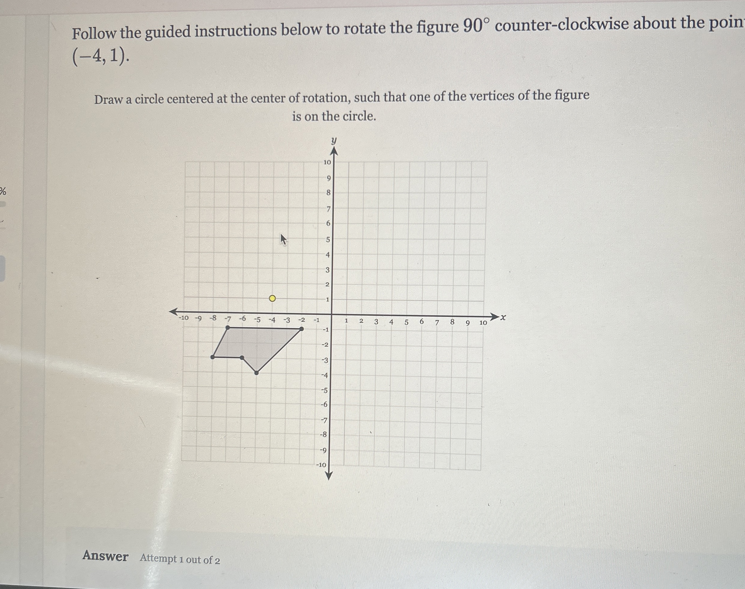 Solved Follow The Guided Instructions Below To Rotate The