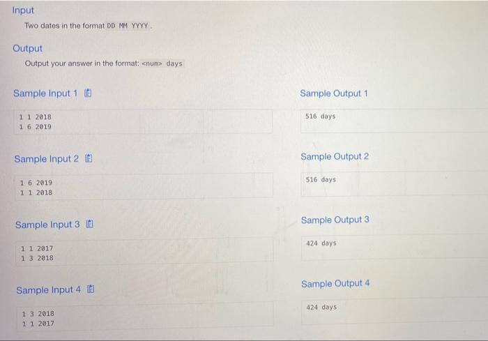 Solved Write a C program to read two dates and store year, | Chegg.com Solved Write a C program to read two dates and store year, | Chegg.com