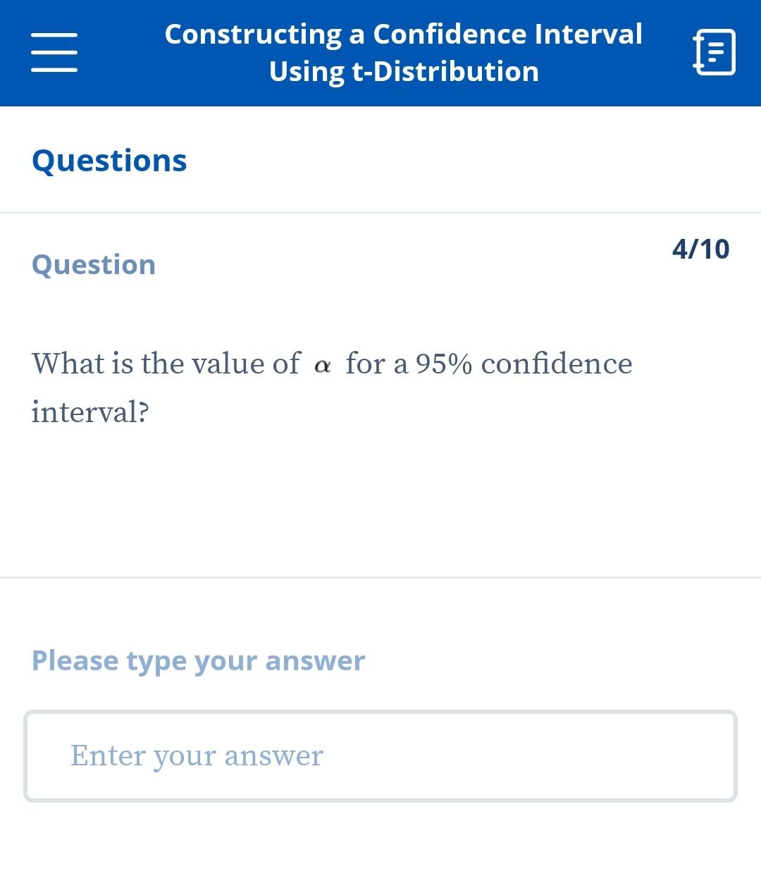 Solved = Constructing a Confidence Interval Using | Chegg.com