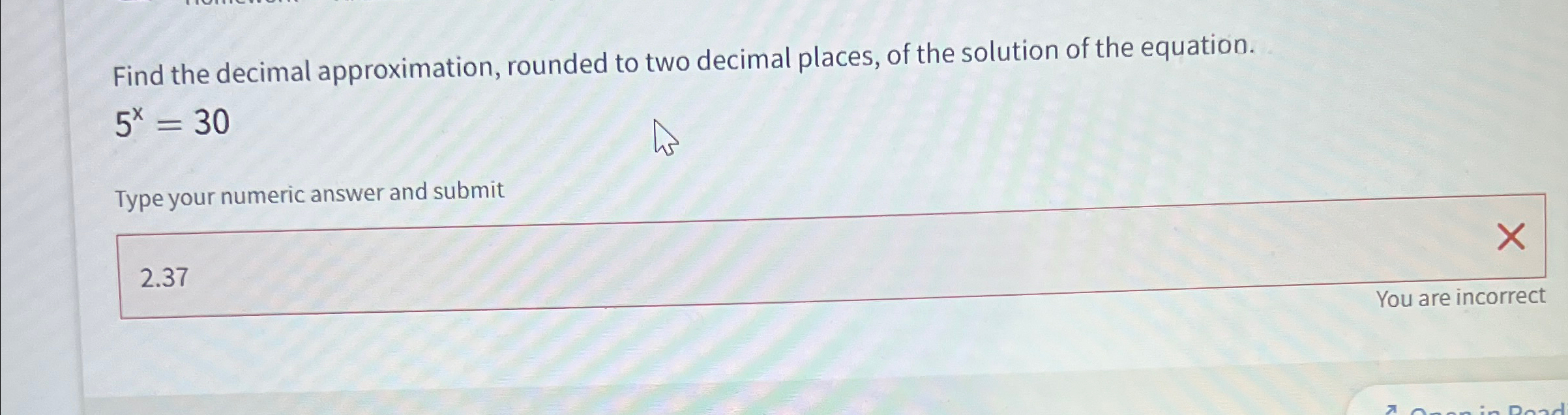 Solved Find the decimal approximation, rounded to two | Chegg.com