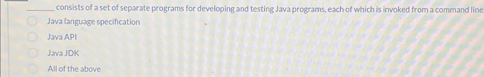 Solved consists of a set of separate programs for developing | Chegg.com