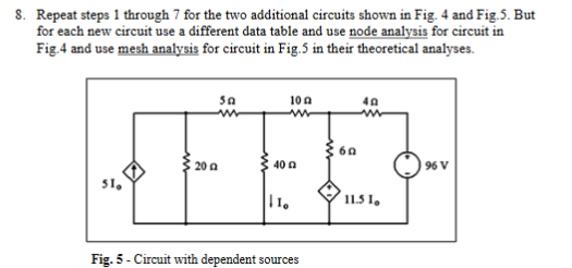 Analyze the circuit pictured. use mesh analysis | Chegg.com