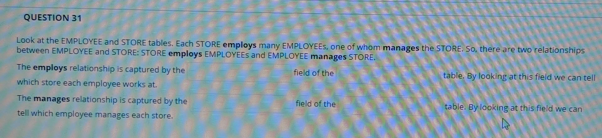 Solved Table name: EMPLOYEE Database name: | Chegg.com