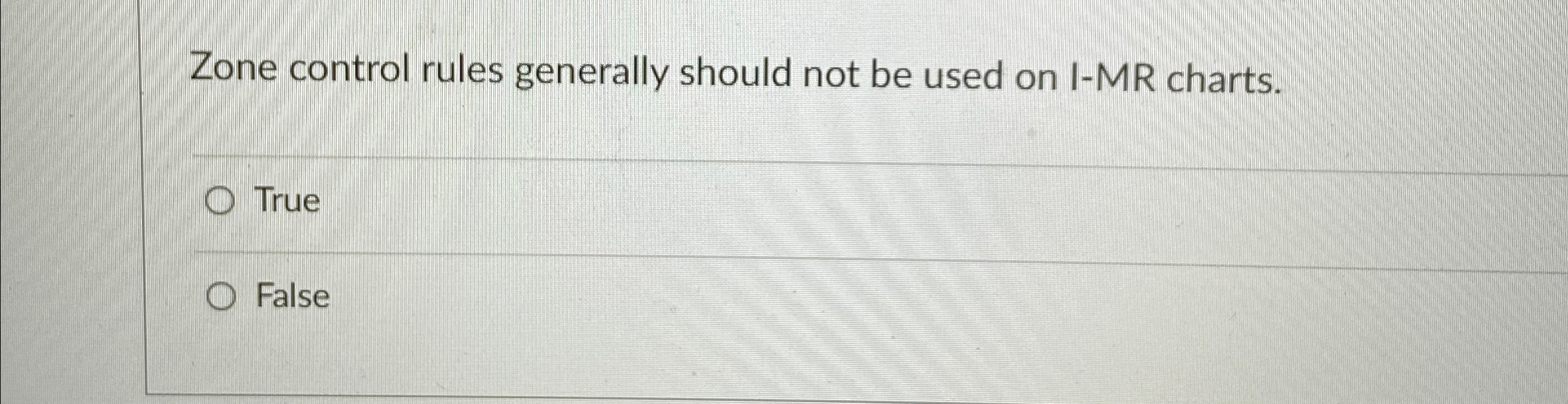 Solved Zone control rules generally should not be used on | Chegg.com
